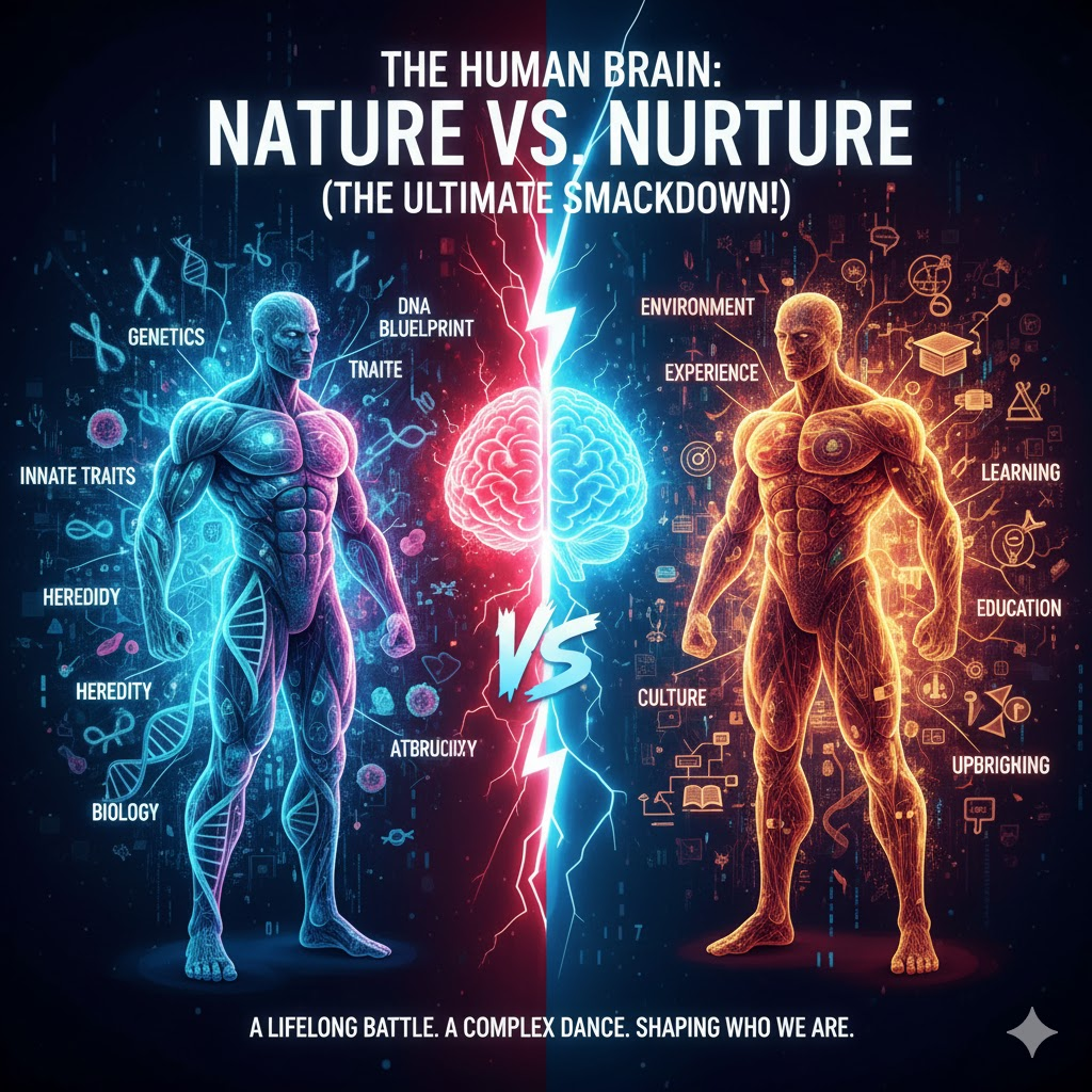 🧠 The Human Brain: Nature vs. Nurture (The Ultimate Smackdown!) – The ...