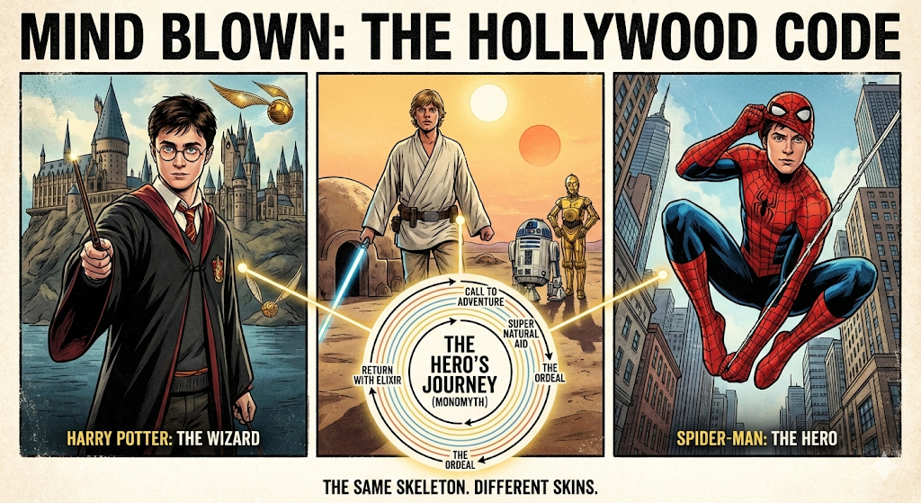 🤯 Mind Blown: Why Harry Potter, Luke Skywalker, and Spider-Man Are ...